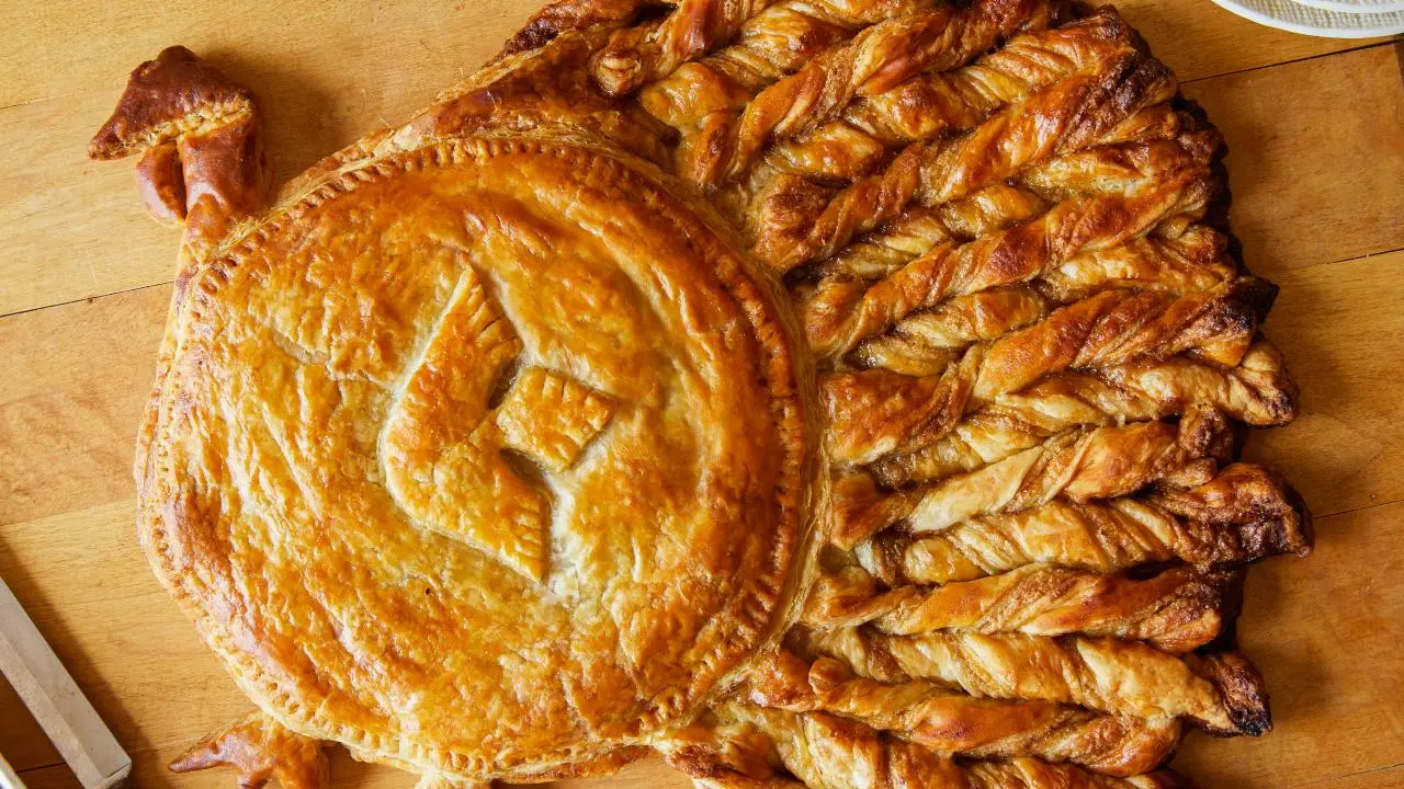 Apple Pie Puff Pastry Turkey Recipe | Food Network Kitchen | Food Network