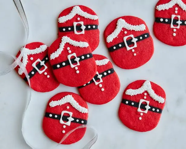 Santa Slice-and-Bake Cookies Recipe | Food Network Kitchen | Food Network