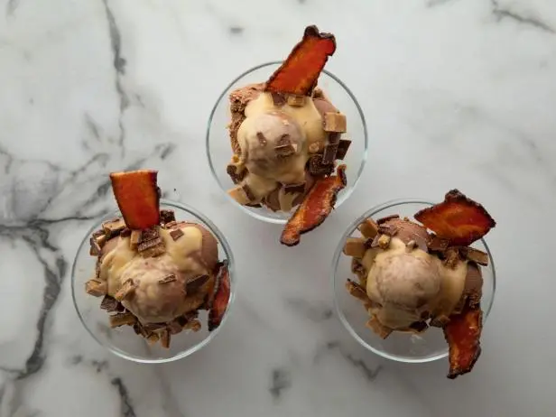 Whiskey Maple Sundaes with Candied Bacon Recipe | Ree Drummond | Food ...