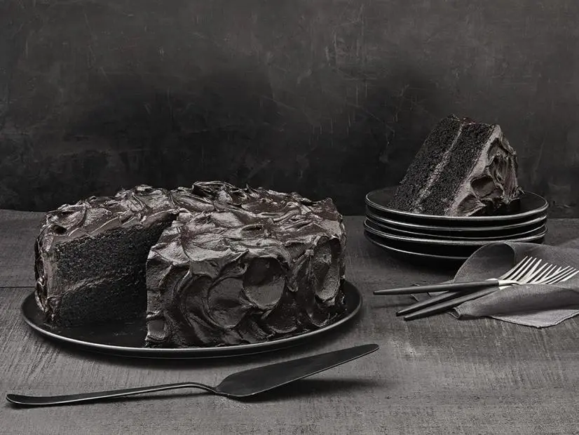 Black Chocolate Cake Recipe | Food Network Kitchen | Food Network