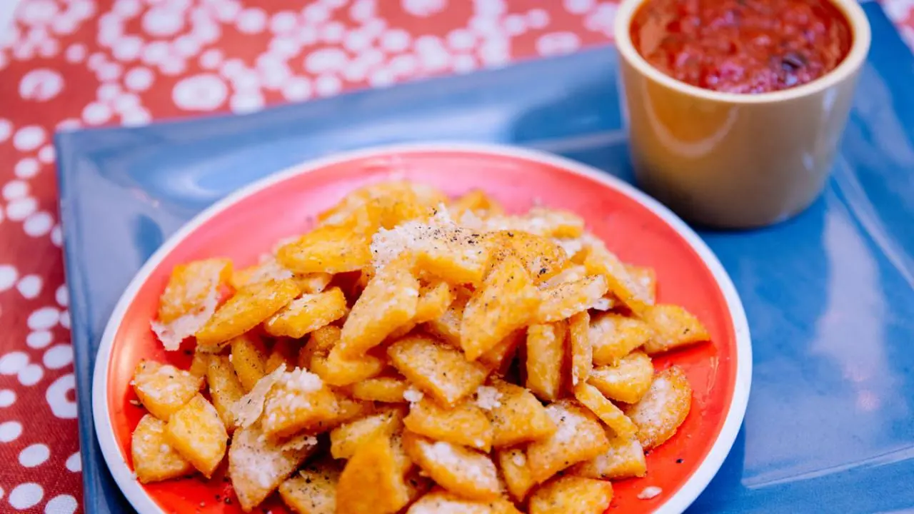 Polenta Chips Recipe | Food Network