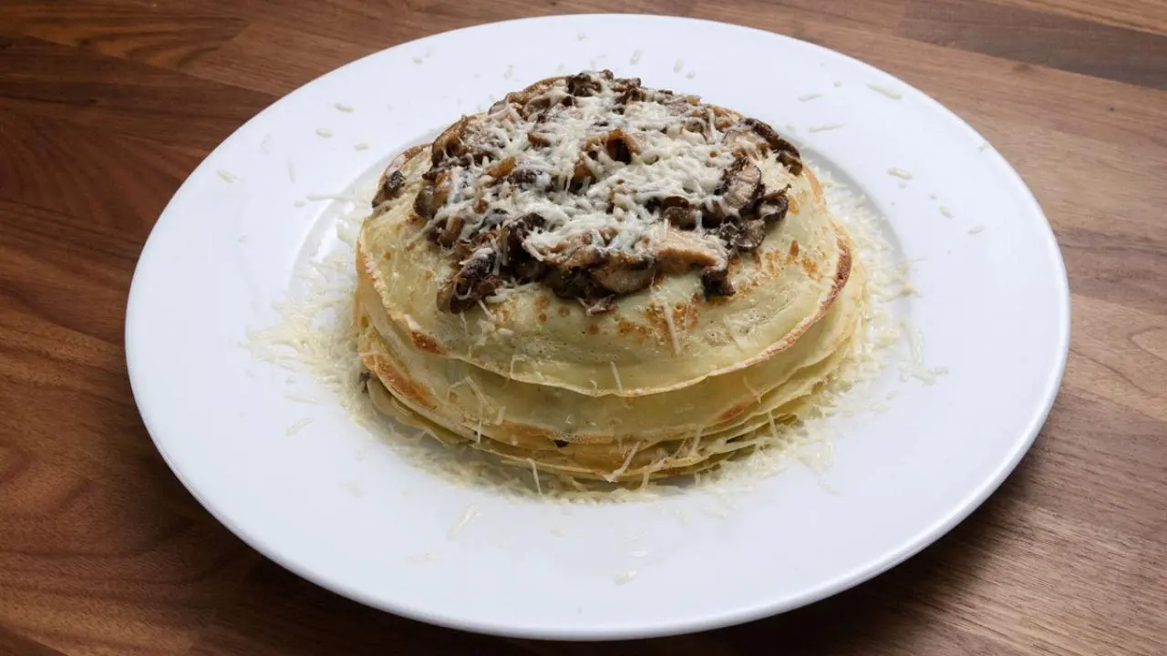 Mushroom Crepes Recipe | Alton Brown | Food Network