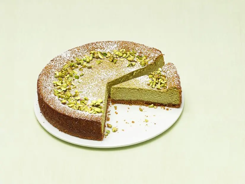 Pistachio-Ricotta Cheesecake Recipe | Food Network Kitchen | Food Network