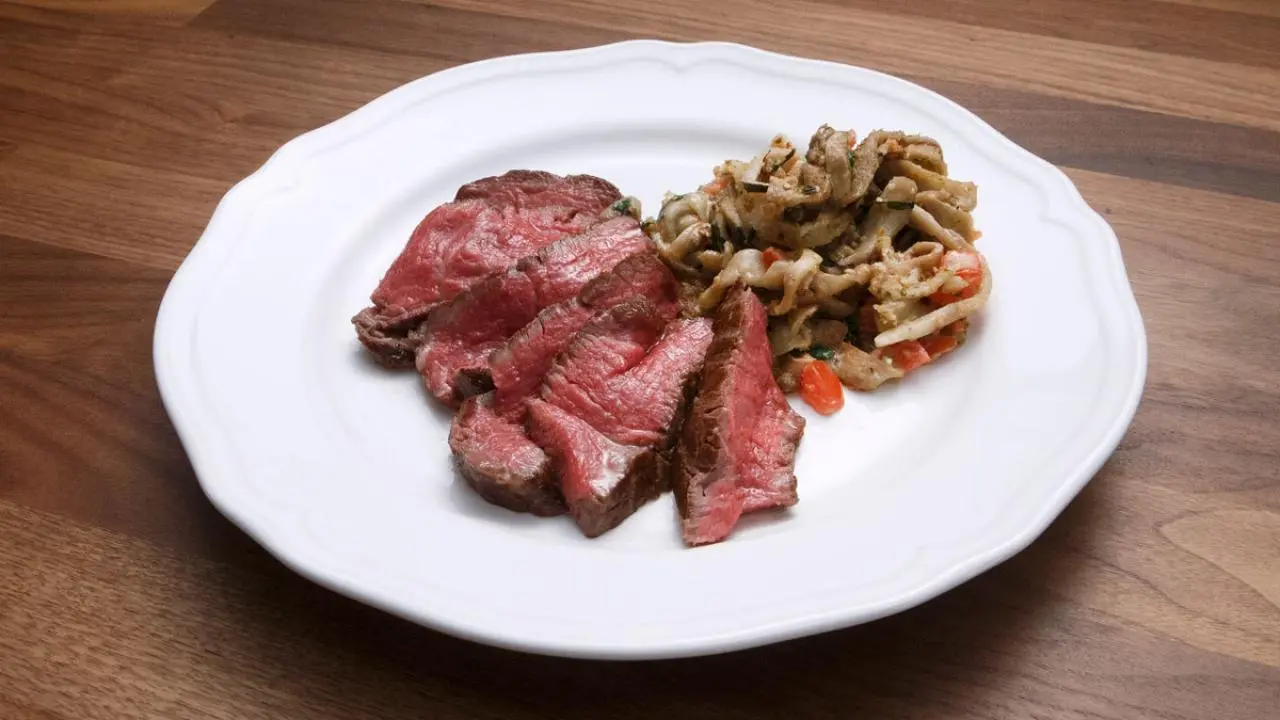 Reverse-Sear Filet Mignon (or Ribeye Filet) Recipe | Alton Brown | Food ...