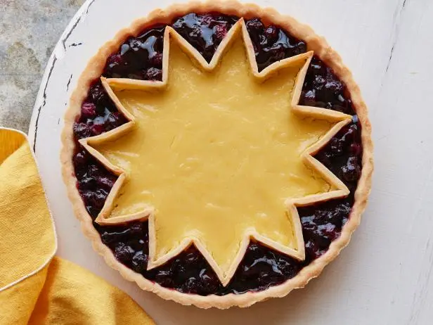 Lemon-Blueberry Sunshine Tart Recipe - Chef's Resource Recipes