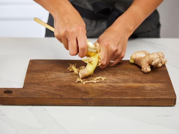 How to Peel Ginger | Food Network | Cooking School | Food Network