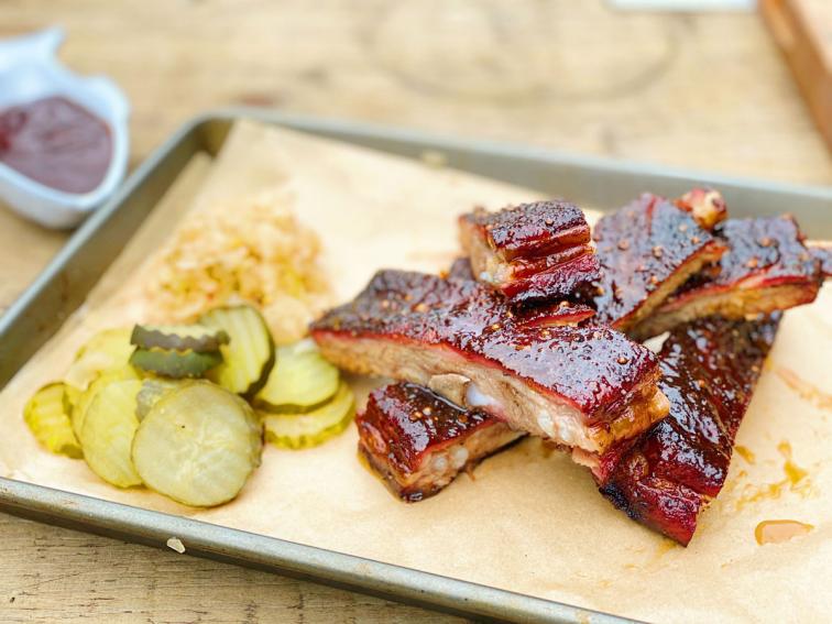 BBQ Ribs "Snake Method" Recipe | Michael Symon | Food Network