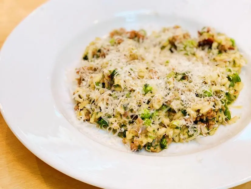 Risotto with Ground Meat and Veg Recipe | Michael Symon | Food Network