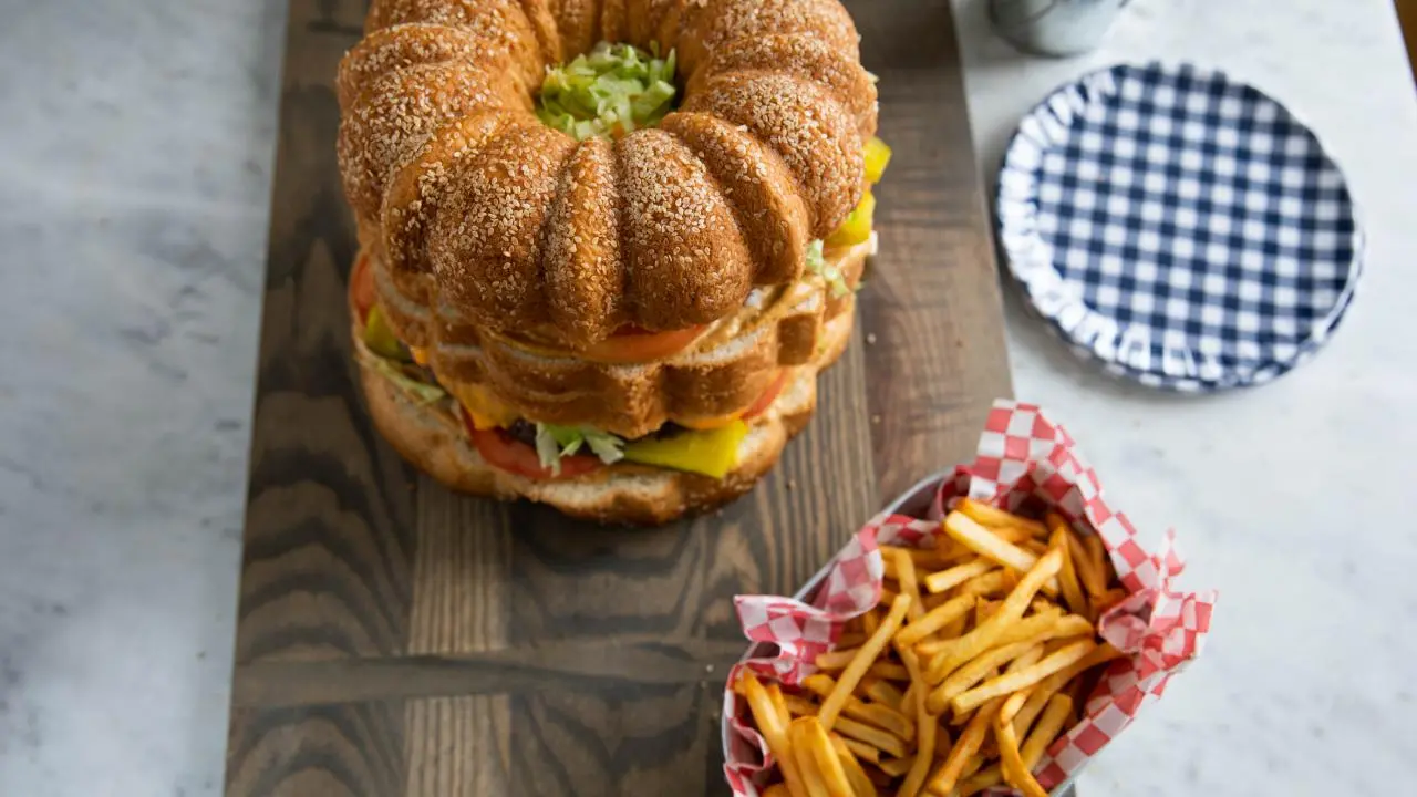 Bundt Pan Burger Recipe | Food Network Kitchen | Food Network