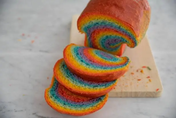 Rainbow Brioche Recipe | Food Network Kitchen | Food Network