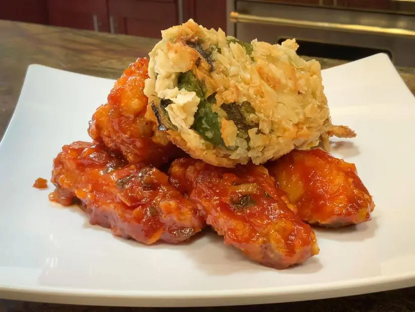 Jerk Fried Rice Chile Relleno Recipe | Food Network