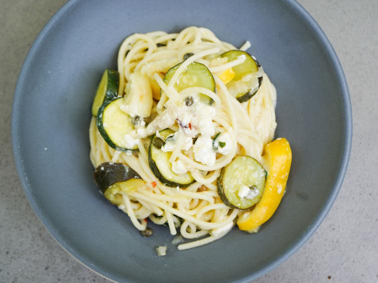 Spaghetti with Lemon and Zucchini Recipe | Giada De Laurentiis | Food ...