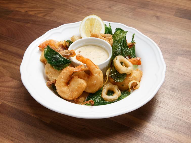 "Fritto Misto" Mixed Fried Seafood with Tartar Sauce Recipe | Alex ...