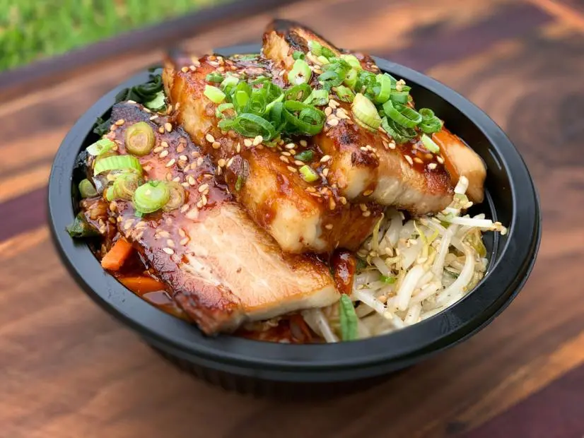 The Seoul Bowl "Crispy Korean Pork Belly Bowl with House-Made Banchan ...