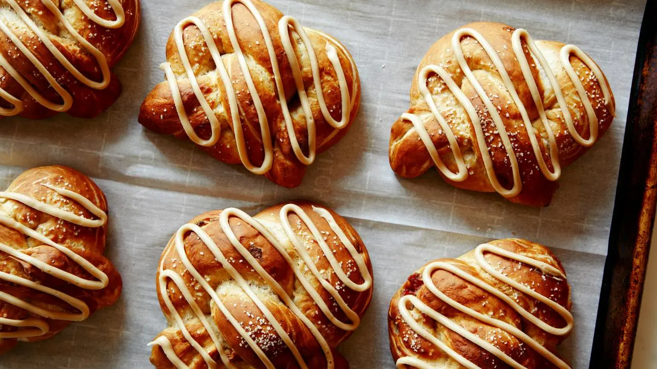 Caramel Apple Soft Pretzels Recipe | Food Network Kitchen | Food Network