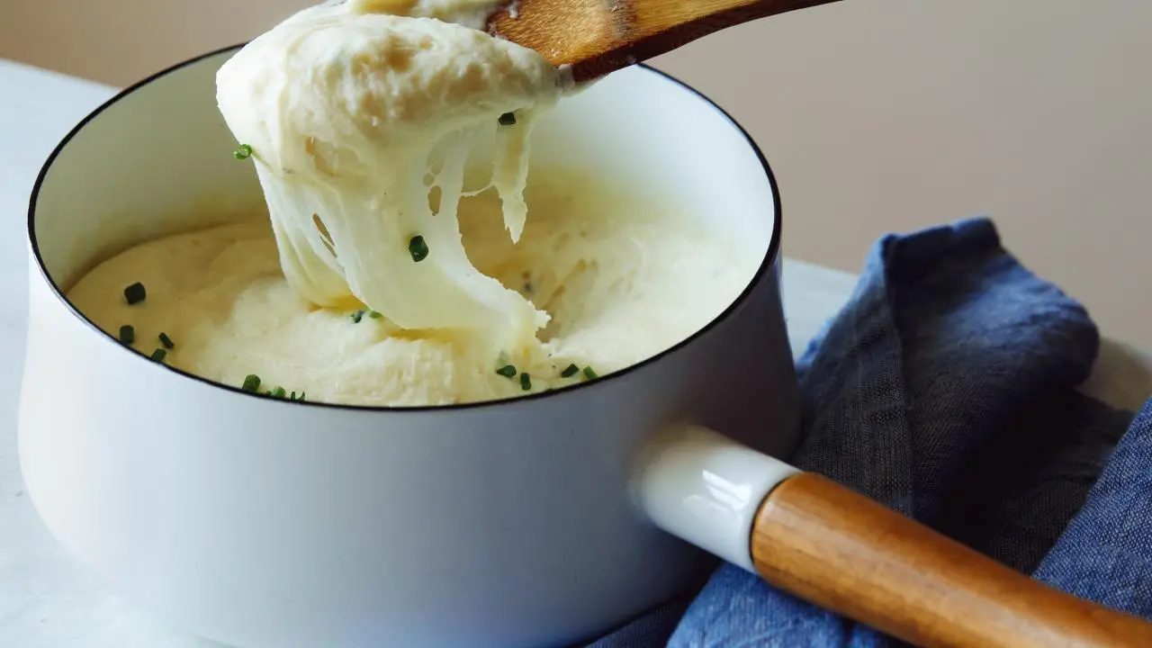 Aligot-Style Potatoes with Roasted Garlic Recipe | Food Network Kitchen ...