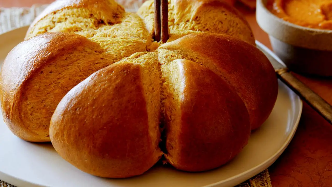 Pumpkin-Shaped Pumpkin Bread Recipe | Food Network Kitchen | Food Network