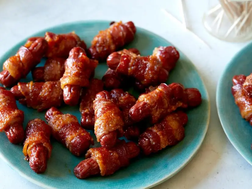 Bacon-Wrapped Lit'l Smokies Recipe | Food Network