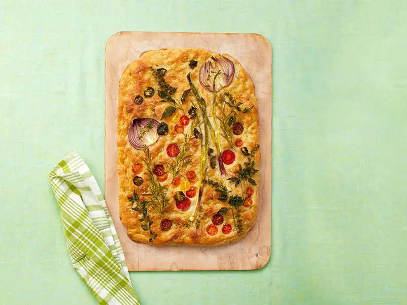 Garden Focaccia Recipe | Food Network Kitchen | Food Network