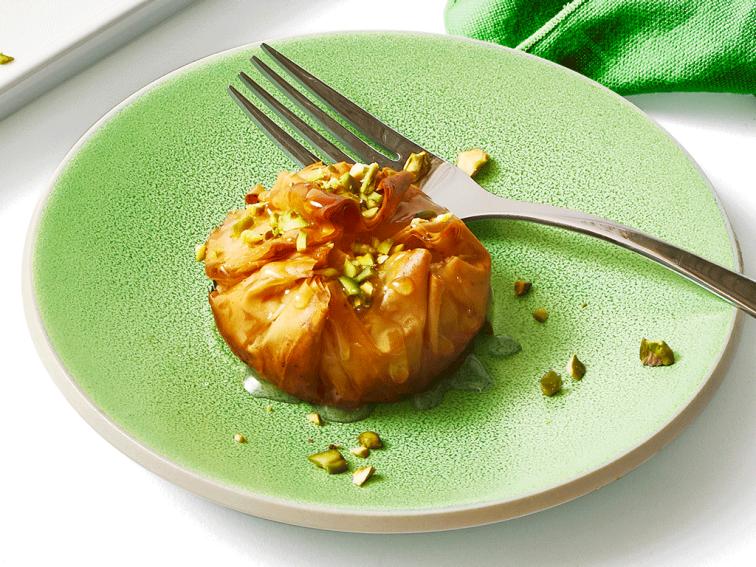 Sweet Cheese Phyllo Purses Recipe | Food Network Kitchen | Food Network