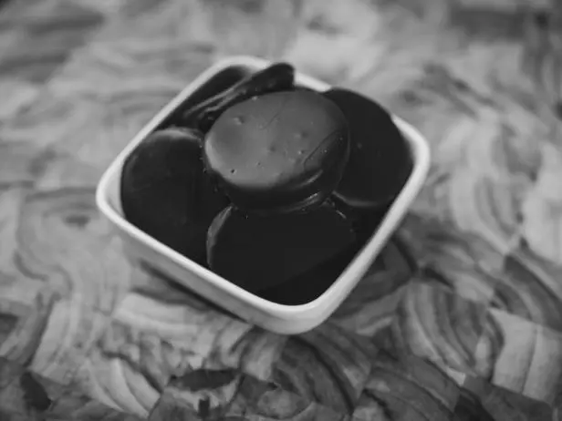 Deep Dark Disks of Minty Magic Recipe | Alton Brown | Food Network