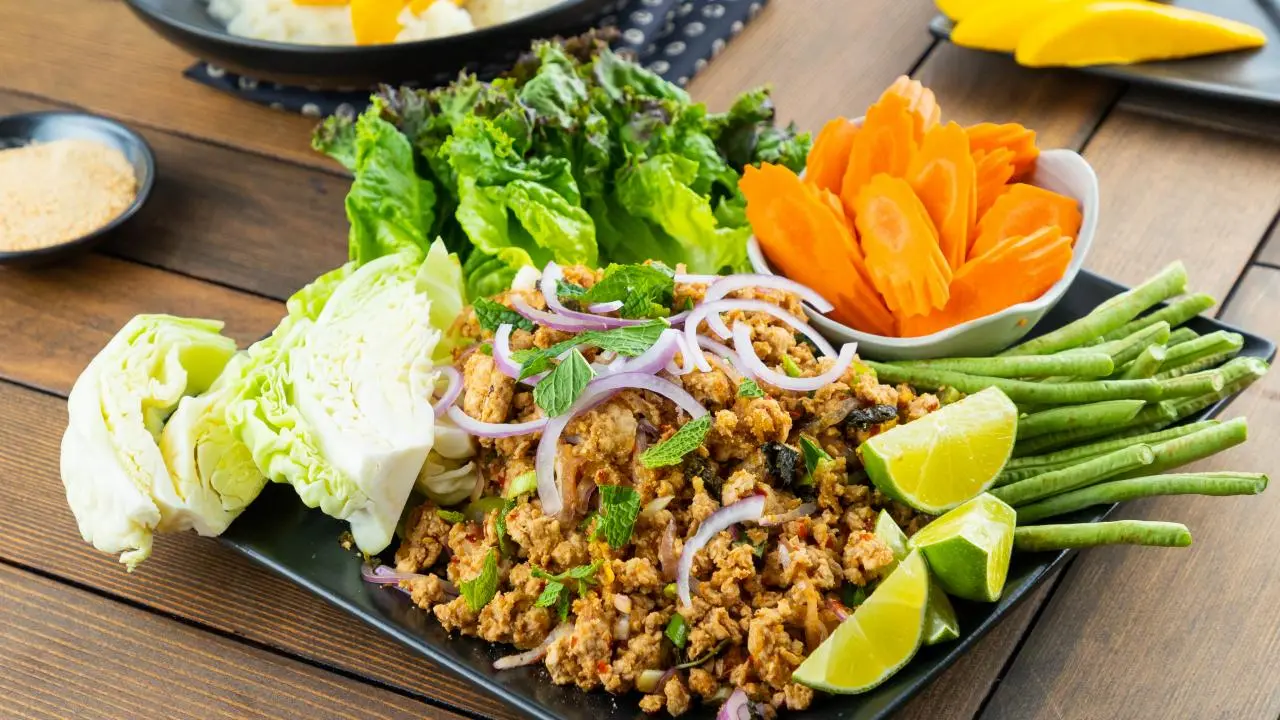 Laab Gai (Turkey Laab) Recipe | Jet Tila | Food Network