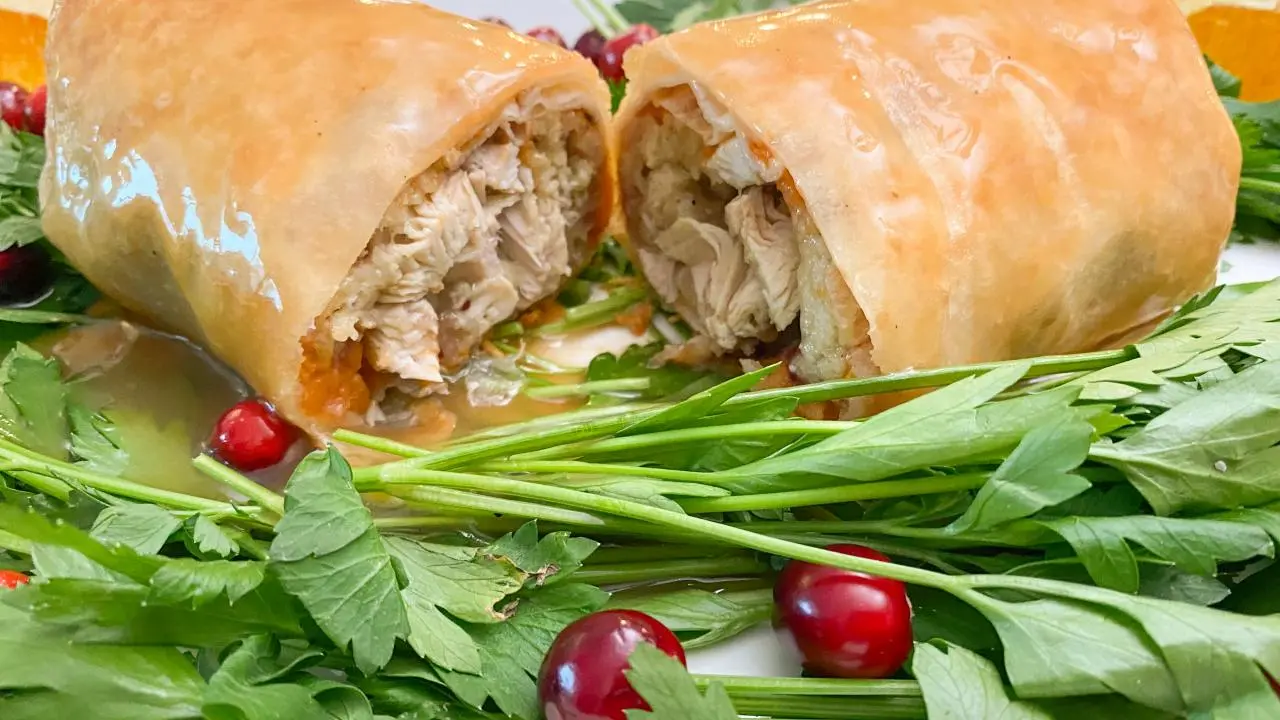 Thanksgiving Chimichanga Recipe | Jeff Mauro | Food Network