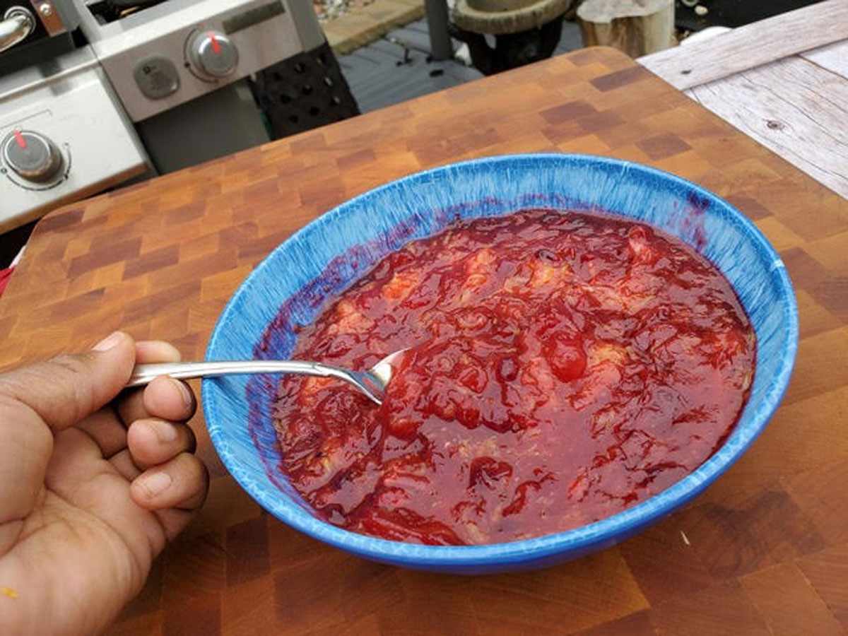 Sunny's Charred Orange and Cranberry Relish Recipe - Chef's Resource ...