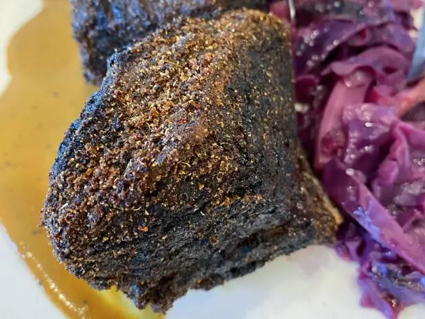 Pastrami Rubbed Short Ribs Recipe | Jeff Mauro | Food Network