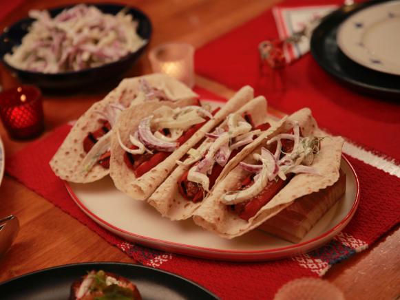 Lefse Hot Dogs with Fennel Slaw Recipe | Molly Yeh | Food Network