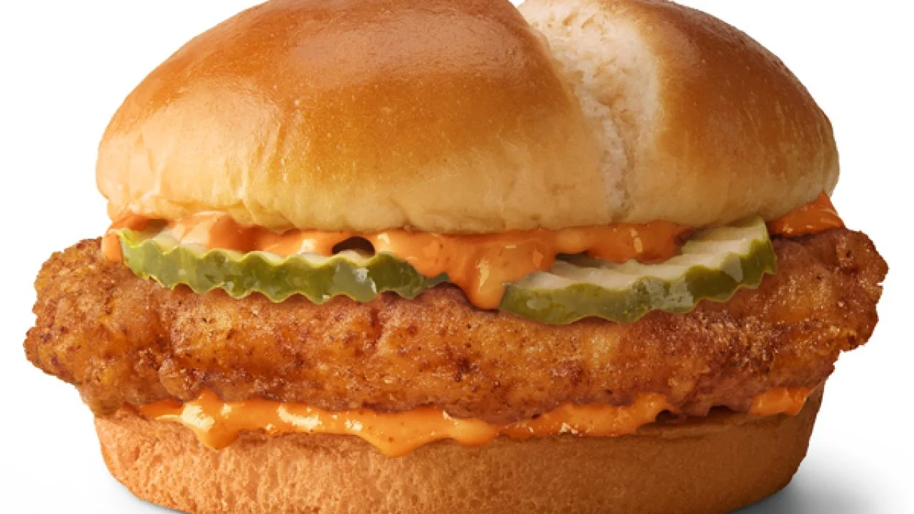 Spicy chicken sandwich mcdonald's store