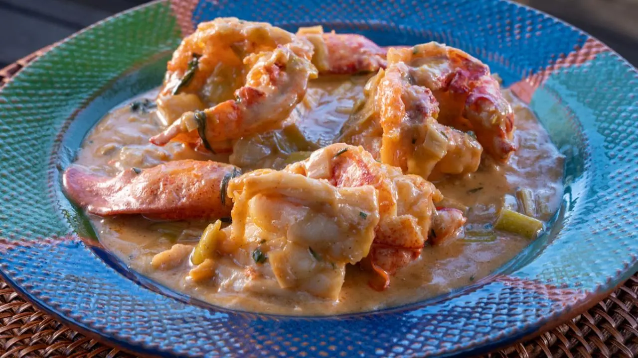 Lobster with White Chocolate Vanilla Bourbon Sauce Recipe | Food Network