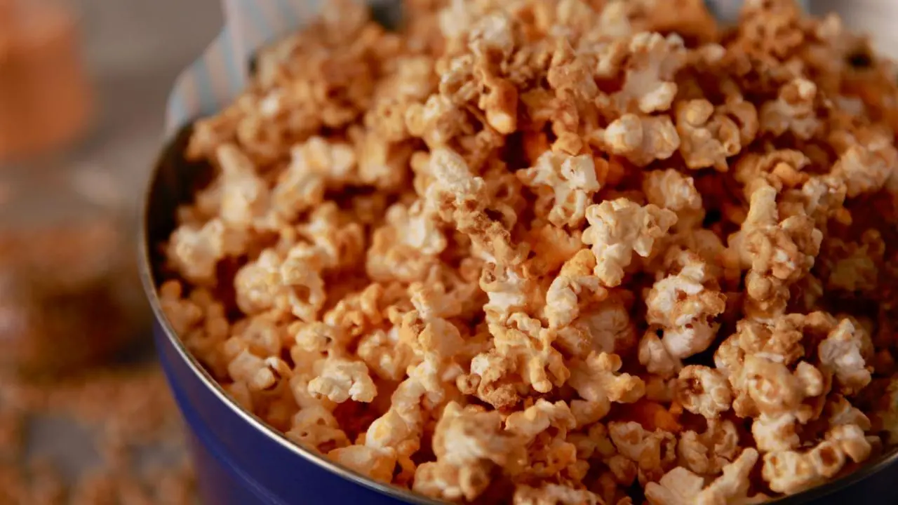 Caramel and Cheddar Popcorn Mix Recipe | Molly Yeh | Food Network