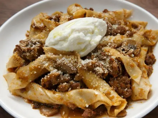 Garganelli with Sausage and Mushroom Ragu Recipe | Anne Burrell | Food ...