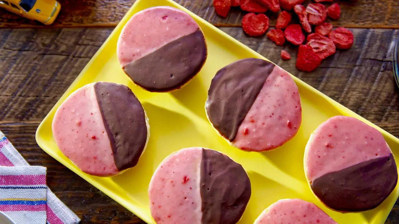 Black & Pink Cookies Recipe | Molly Yeh | Food Network