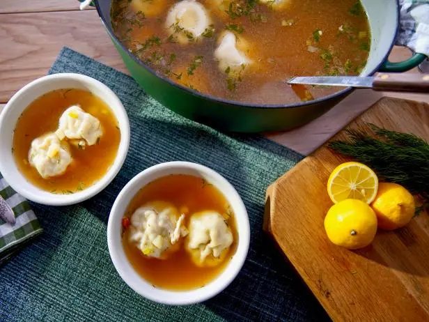 Chicken Kreplach Soup Recipe - Chef's Resource Recipes