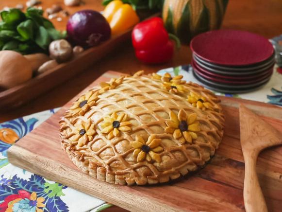 Sunflower Roasted Vegetable Pithivier Recipe | Food Network