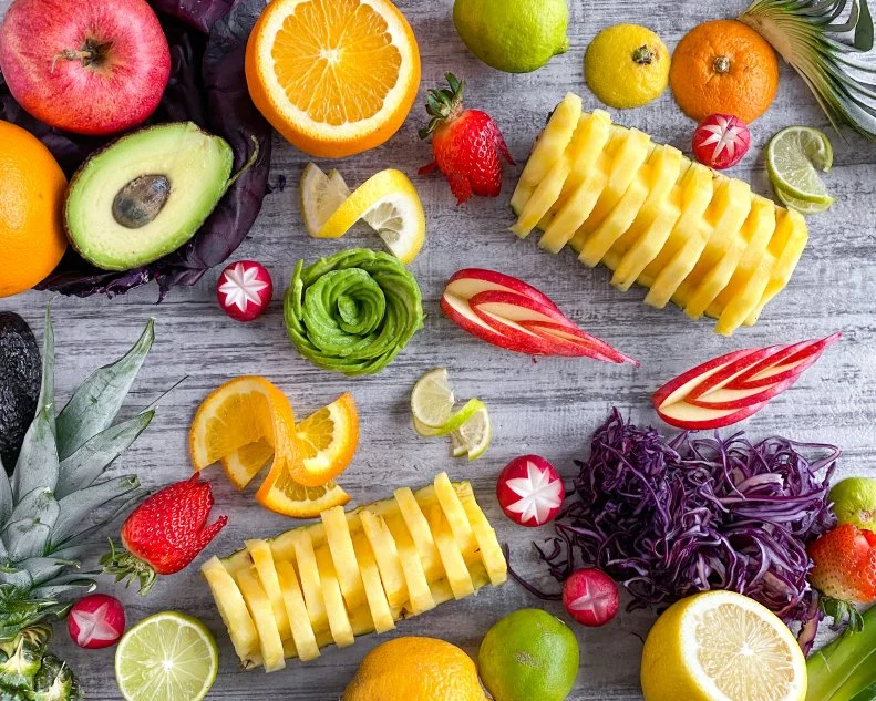 How to Cut Fruit and Vegetables into Fancy Shapes | Food Network