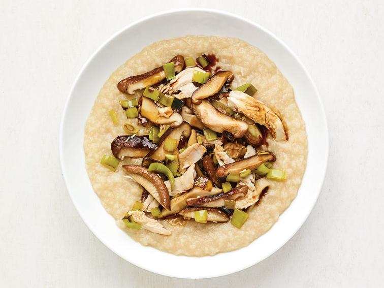 Instant Pot Congee with Chicken and Mushrooms Recipe | Food Network ...