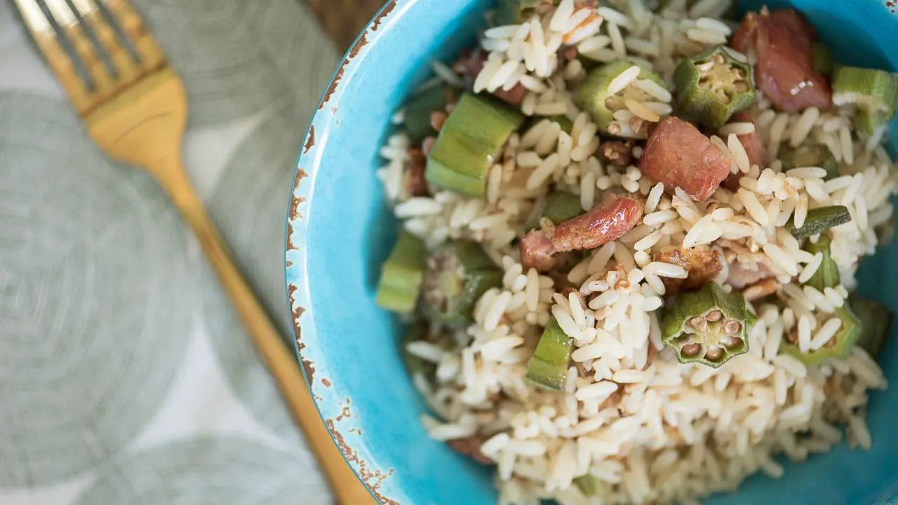 Okra Pilau Recipe | Food Network