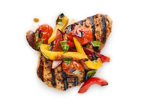 Balsamic-Honey Chicken with Peperonata Recipe | Food Network Kitchen ...
