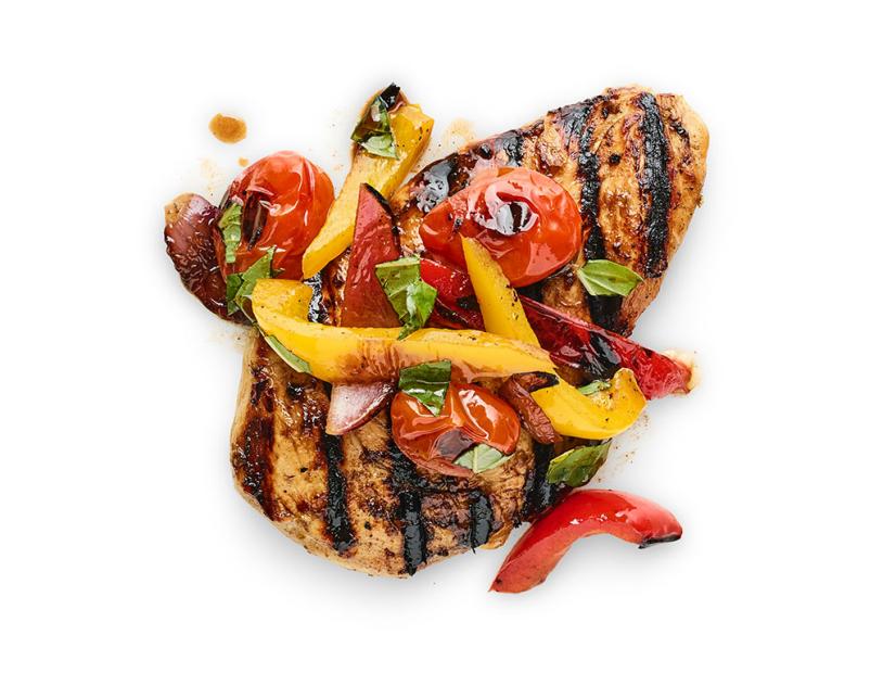 Balsamic-Honey Chicken with Peperonata Recipe | Food Network Kitchen ...