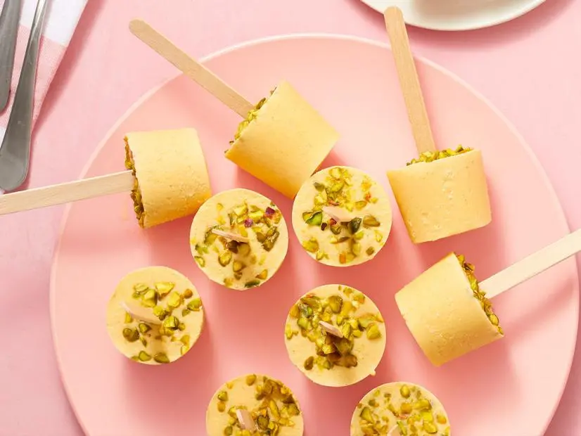 Peach-Pistachio Kulfi Recipe | Food Network Kitchen | Food Network