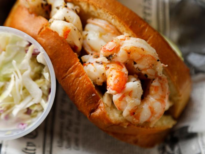 Garlic Shrimp Roll Recipe | Food Network