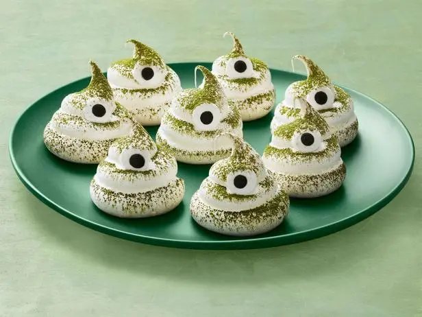 Matcha Monster Meringues Recipe | Food Network Kitchen | Food Network