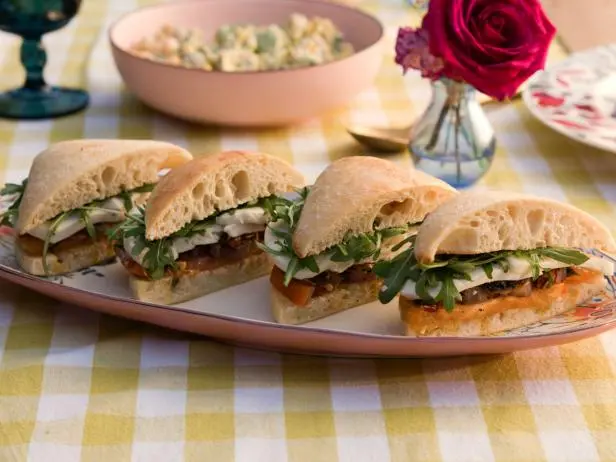 Smoky Caprese Sandwiches Recipe | Valerie Bertinelli | Food Network