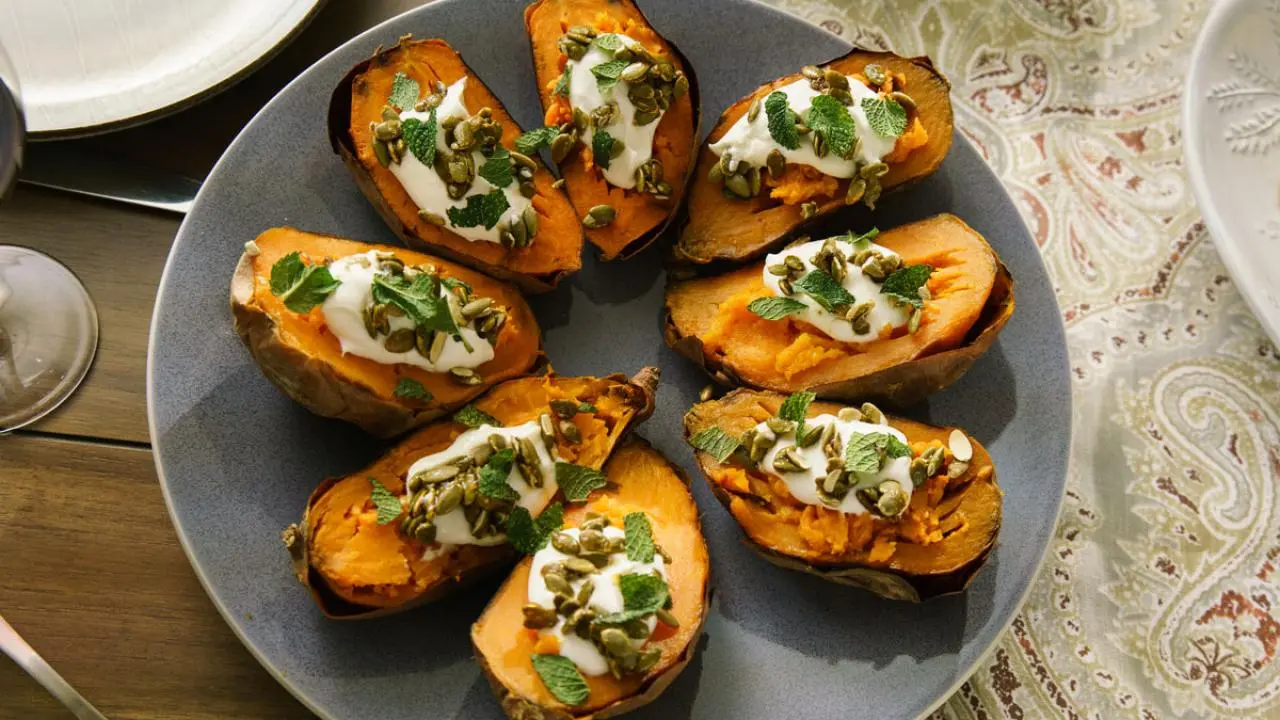 Loaded Sweet Potatoes Recipe | Trisha Yearwood | Food Network