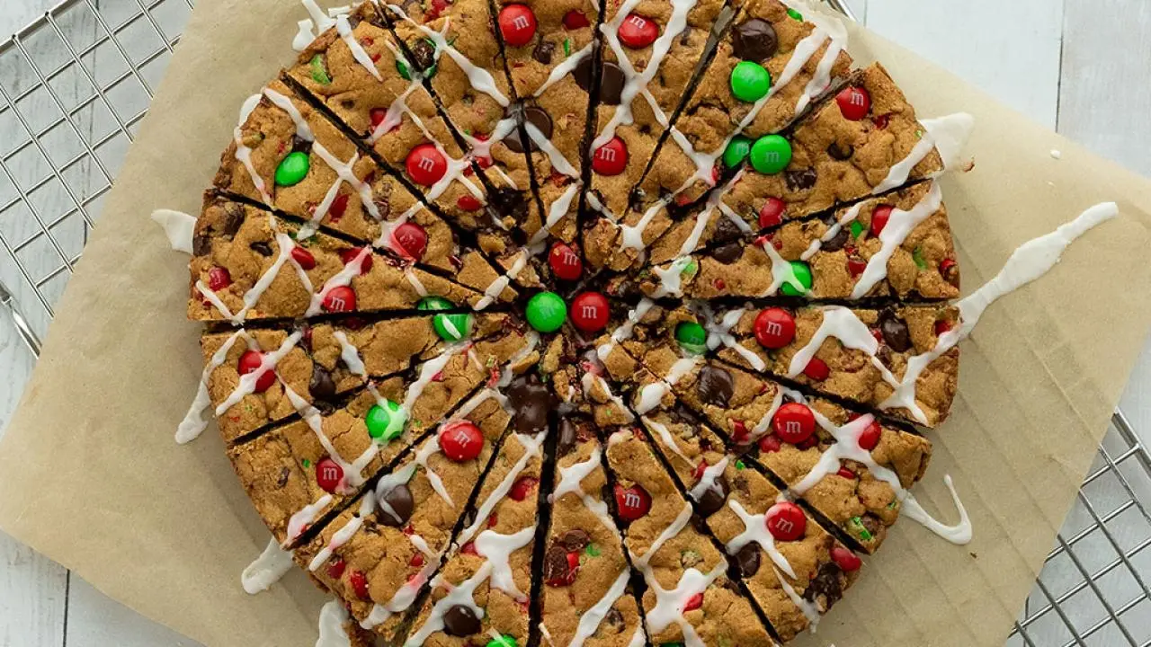 M&M’S Cookie Cake Recipe | Food Network Kitchen | Food Network