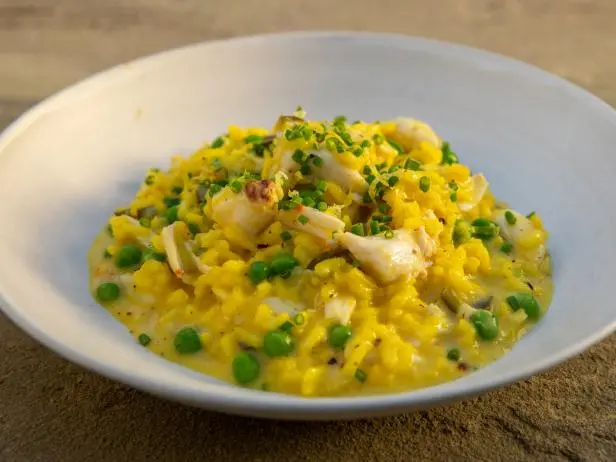 Fresh Crab and Pea Risotto Recipe | Ina Garten | Food Network