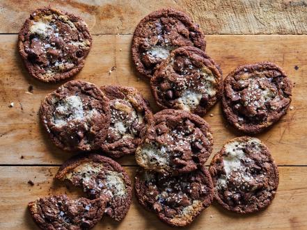 Chocolate-Chocolate Chip Halva Cookies Recipe | Food Network Kitchen ...